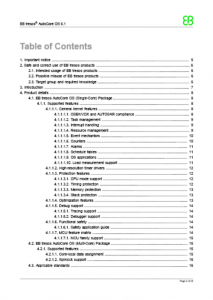 EB tresos® AutoCore OS 6.1 product description | Elektrobit